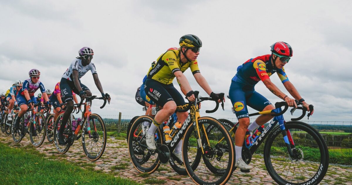 Team Visma | Lease a Bike | Veenhoven sprints to fourth place in…
