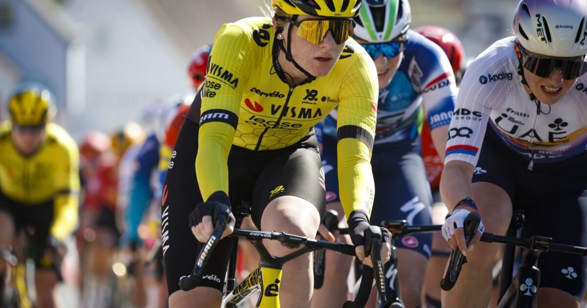Team Visma | Lease a Bike | Veenhoven sprints to sixth place in…