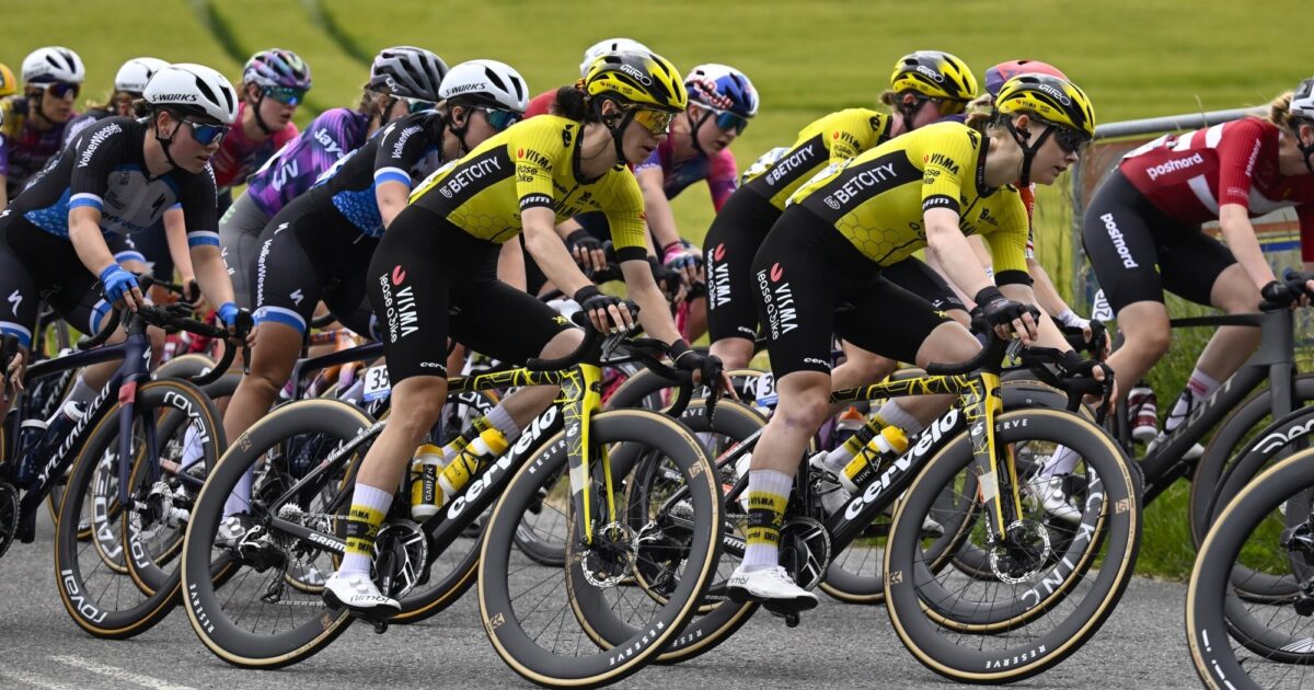 Team Visma | Lease a Bike | Veenhoven sprints to fifth place in…