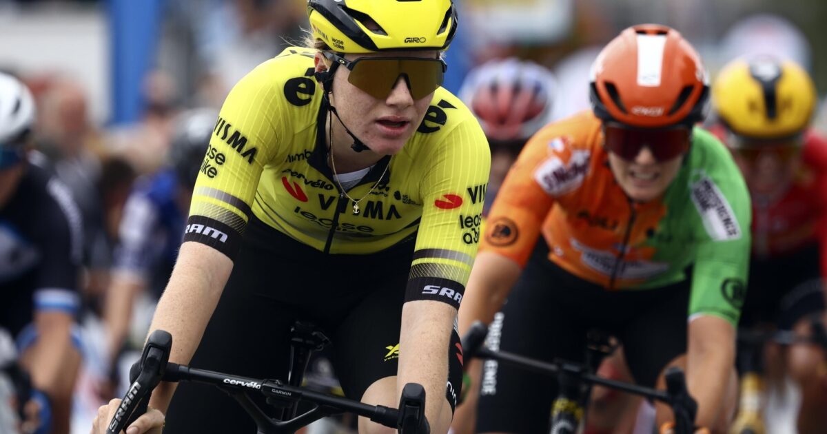 Team Visma | Lease a Bike | Veenhoven sprints to fourth place in La…