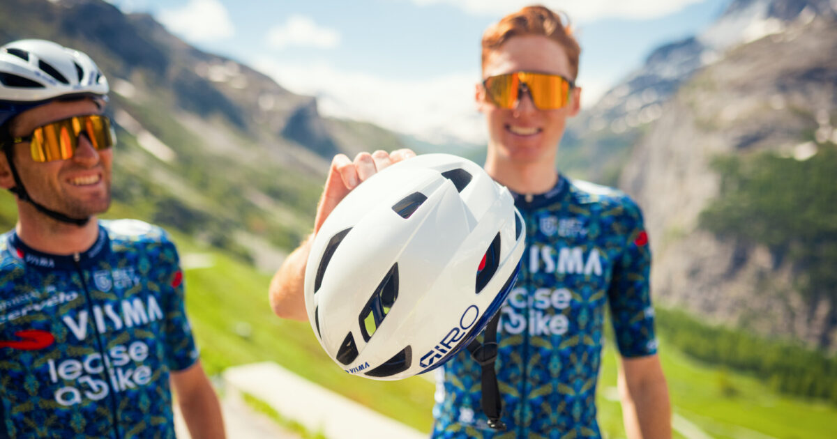 Team Visma | Lease a Bike | Win a Giro helmet in Renaissance design